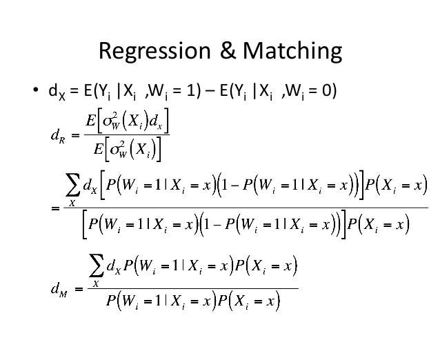 Propensity score matching overview
