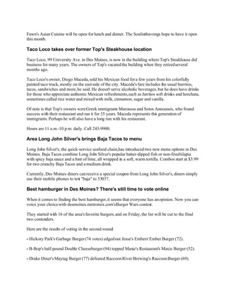 Proper Adj Examples | DOC | Bars & Restaurants | Attractions