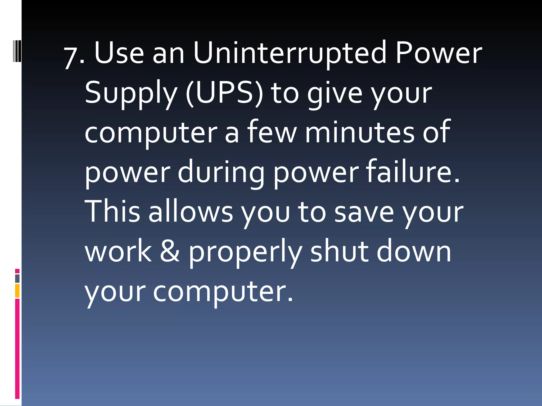 Proper Care Of Computers | PPT
