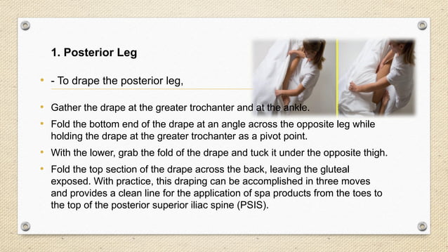 PROPER DRAPING in wellness massage 10.pptx | Bath and Shower | Personal ...