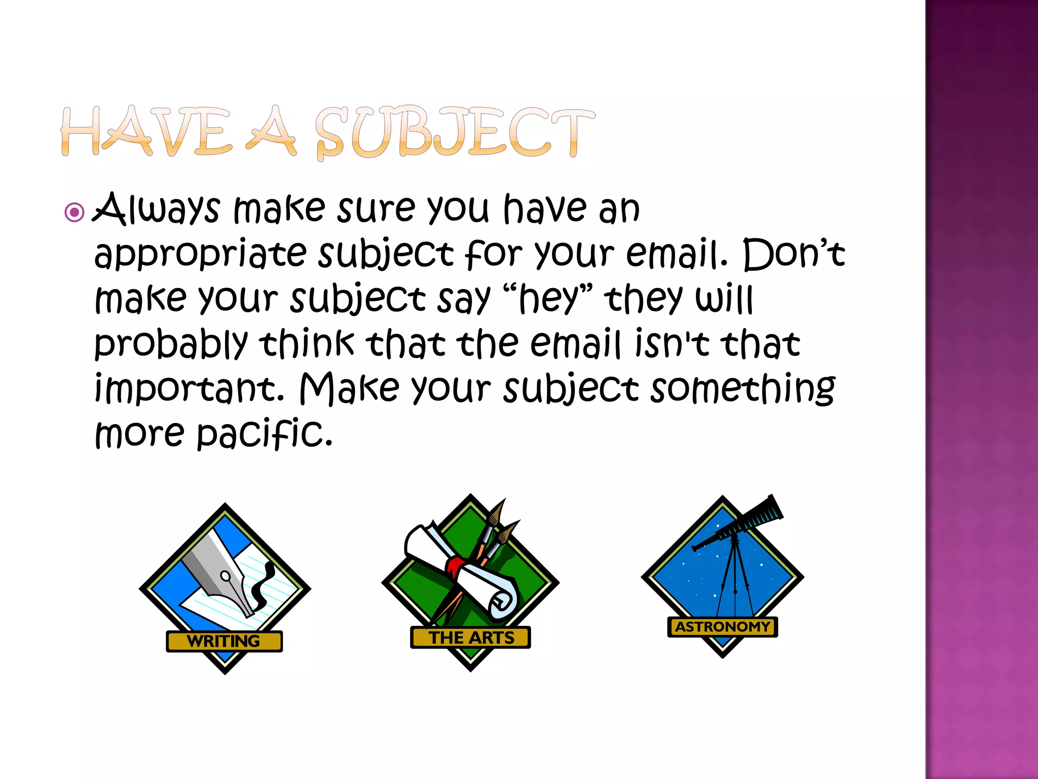 Proper email etiquette | PPTX