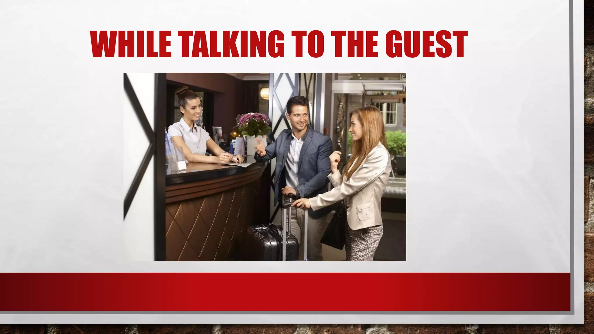 Proper etiquette and manners (Hotel Employee) | PPTX