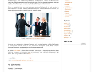 Proper etiquette tips during a panel interview | PPT