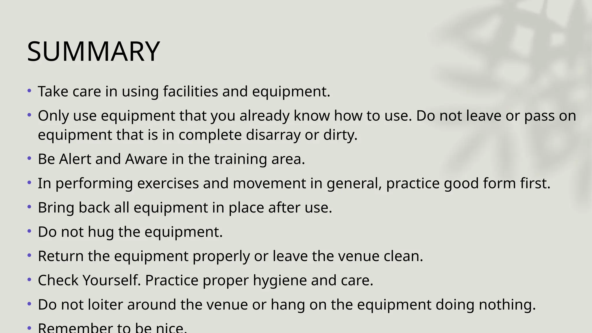 Proper Etiqutte and Safety USe of Facilities and Equipment.pptx