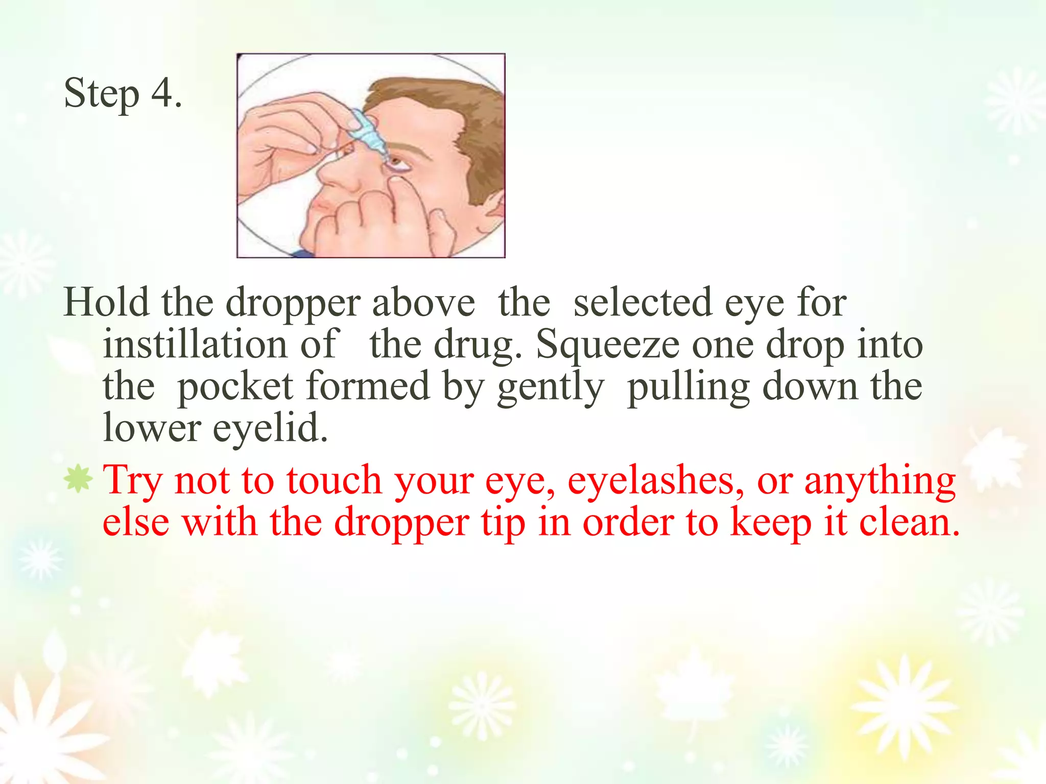 Proper eye drop administration technique | PPTX