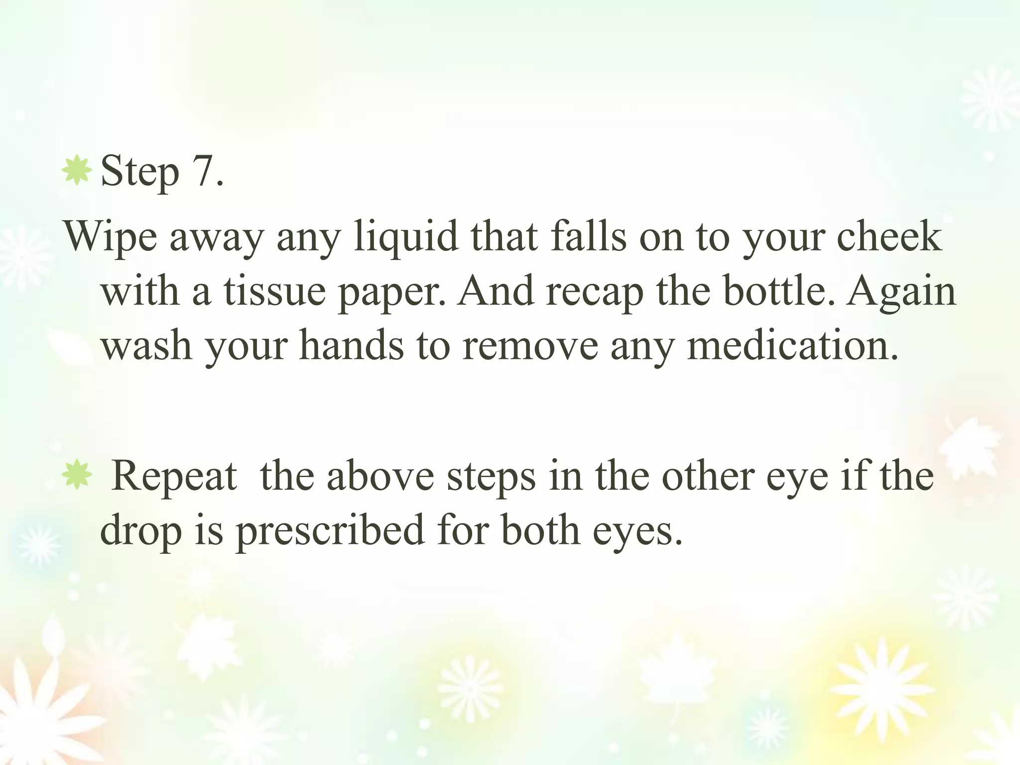 Proper eye drop administration technique | PPTX
