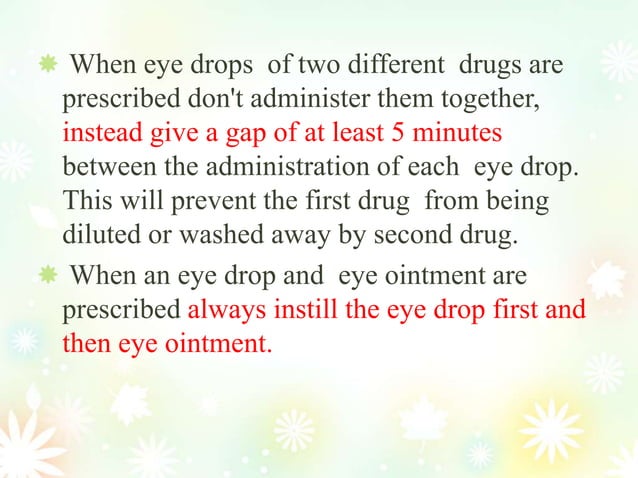 Proper eye drop administration technique | PPTX | Eye and Vision ...