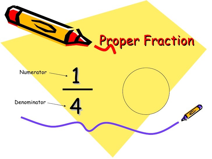 Proper fraction