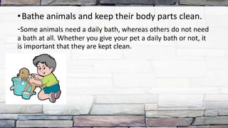 Proper Handling of Animals | PPTX