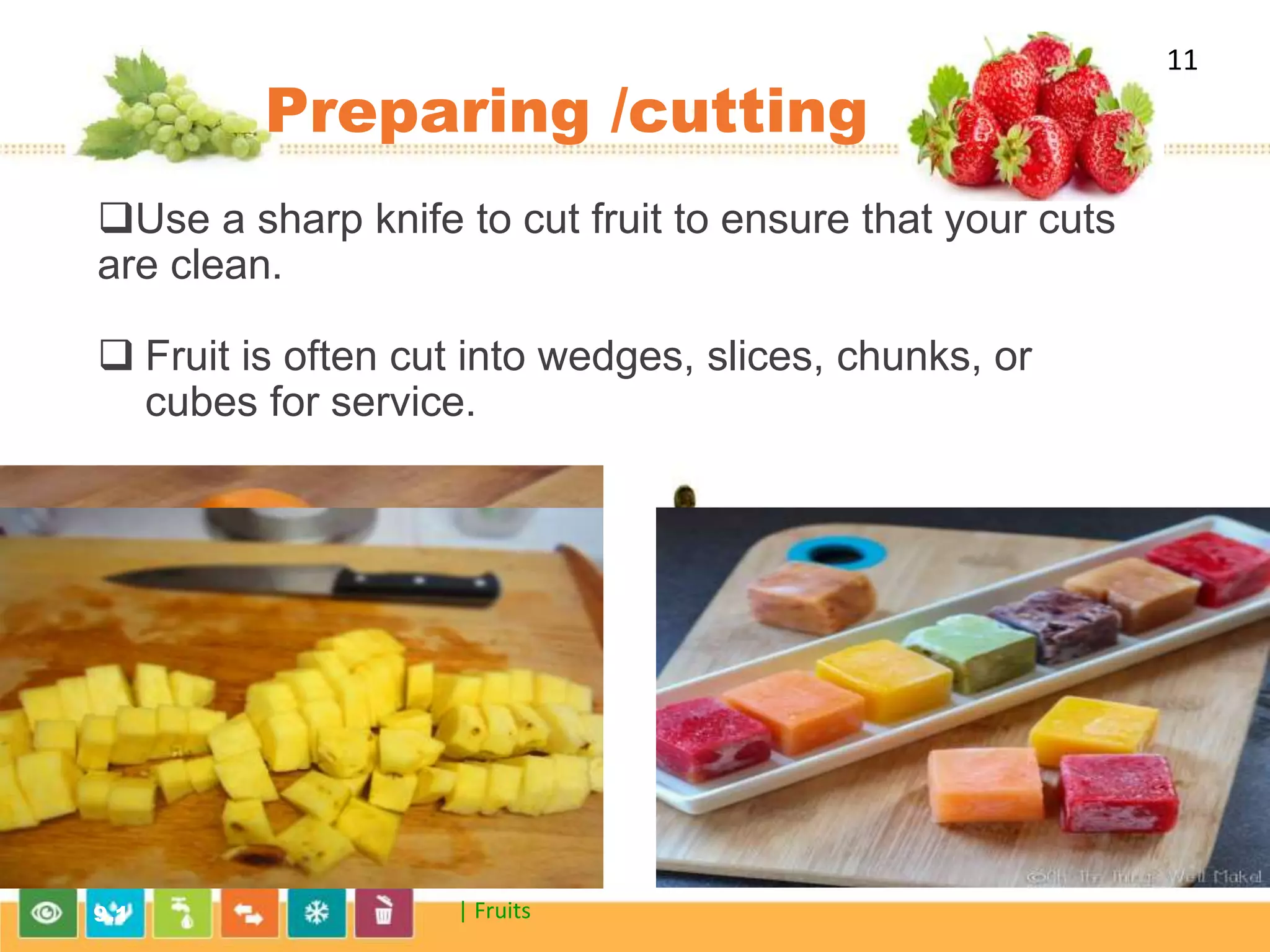 Proper handling of fruit and vegetables | PPTX