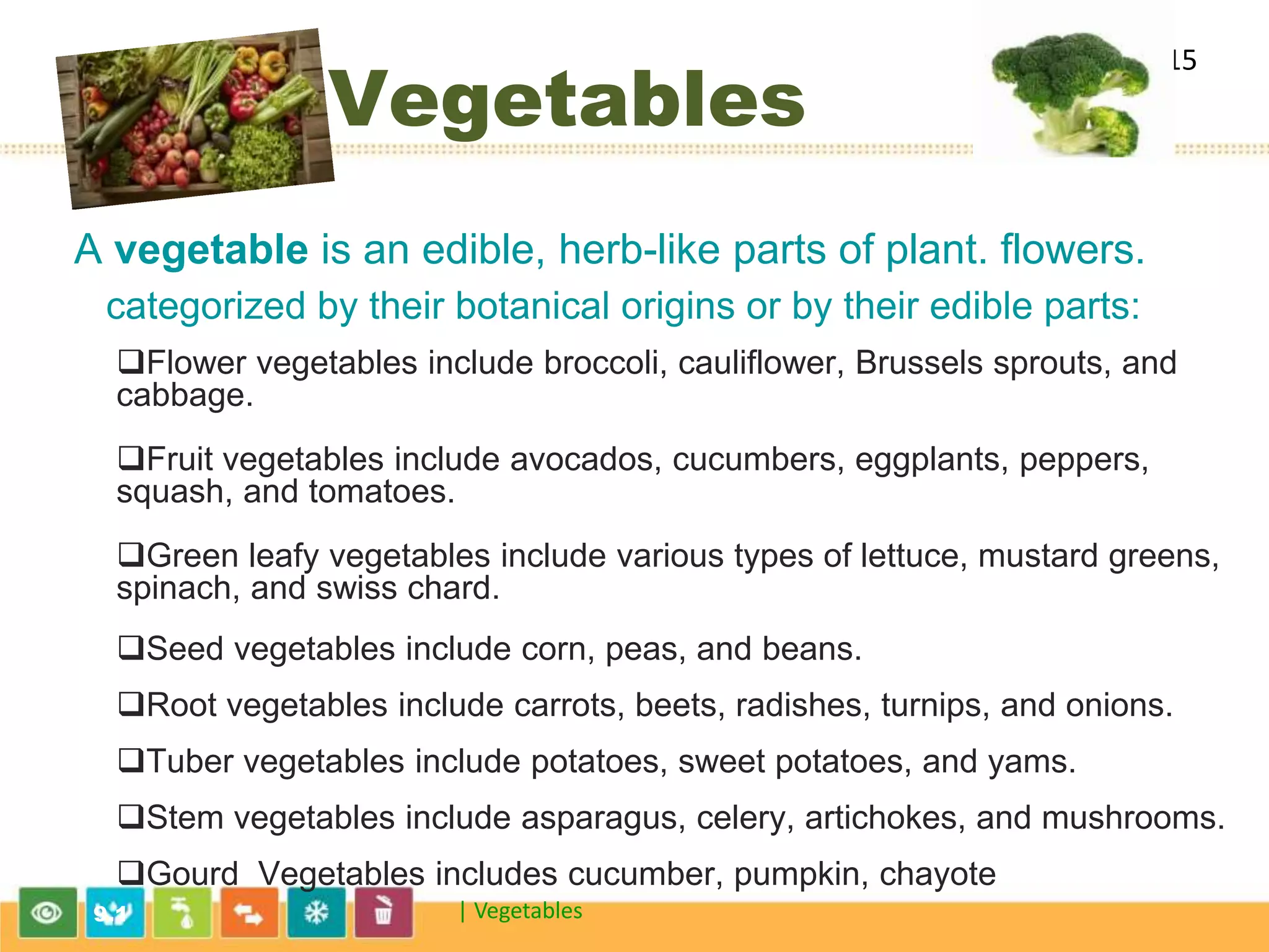 Proper handling of fruit and vegetables | PPTX