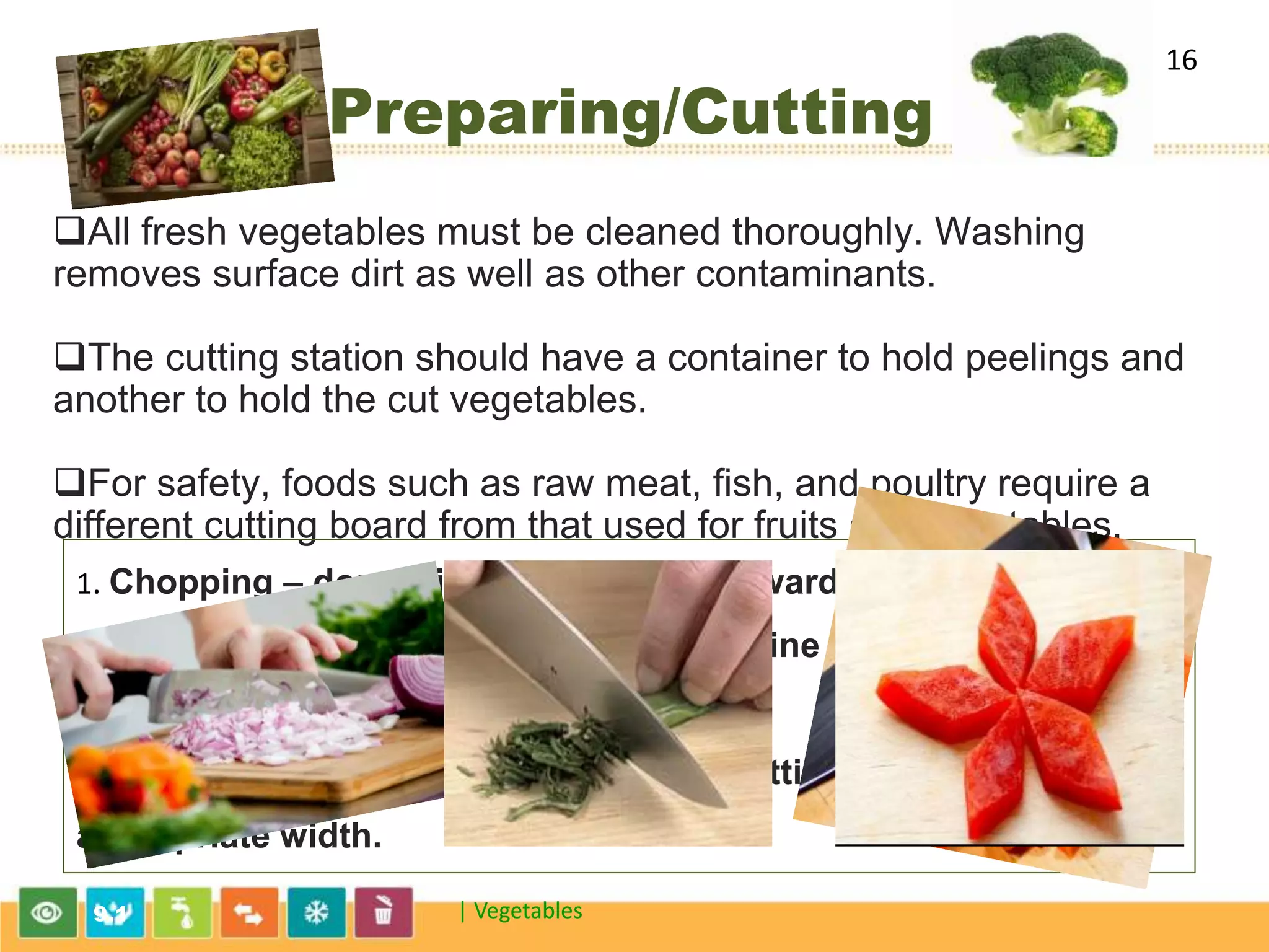 Proper handling of fruit and vegetables | PPTX