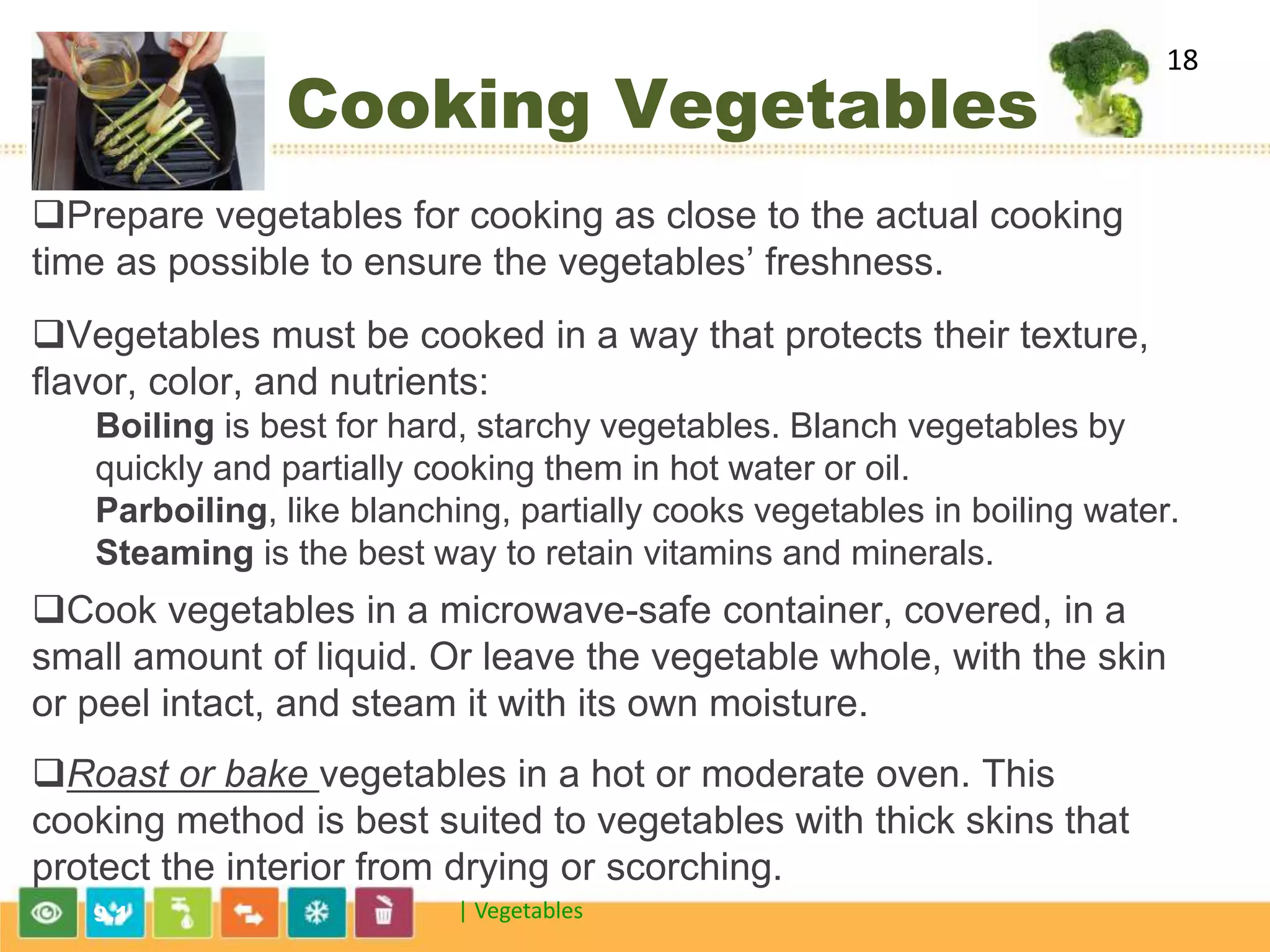 Proper handling of fruit and vegetables | PPTX