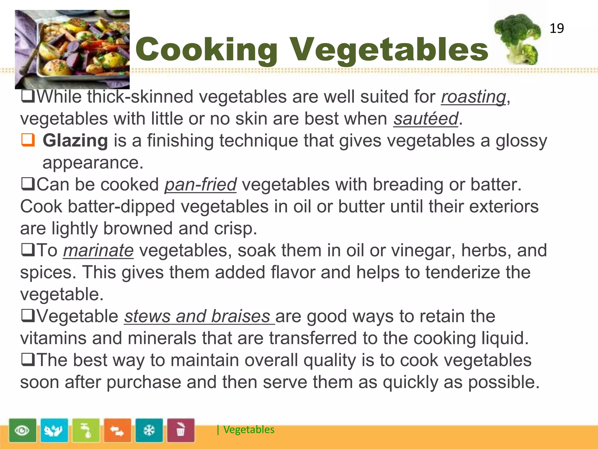 Proper handling of fruit and vegetables | PPTX