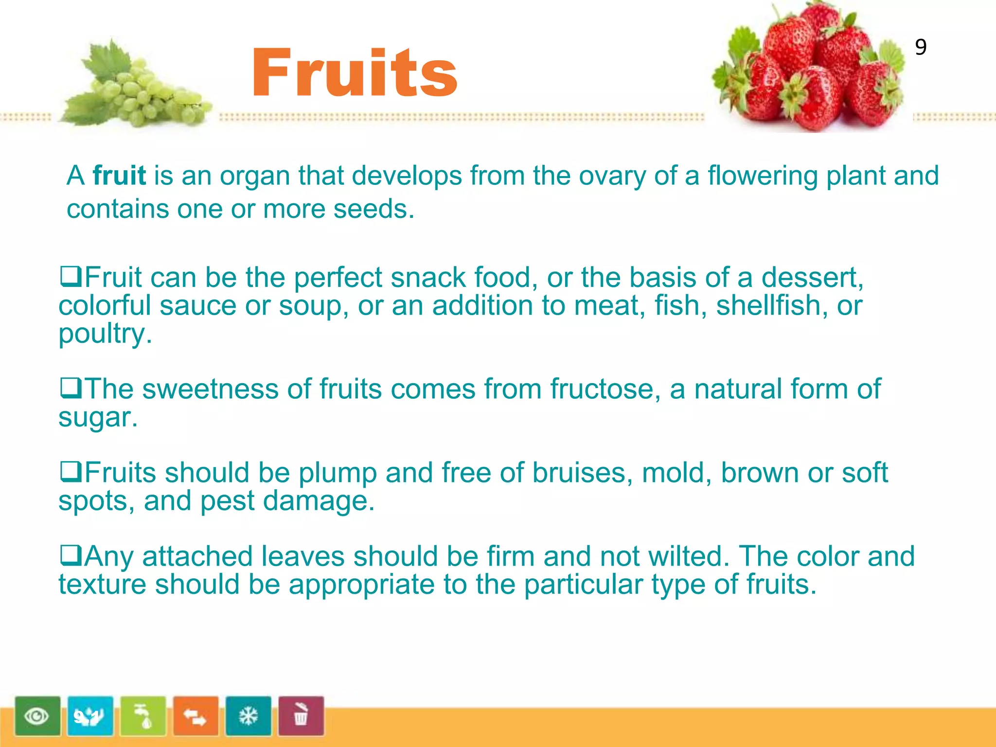 Proper handling of fruit and vegetables | PPTX