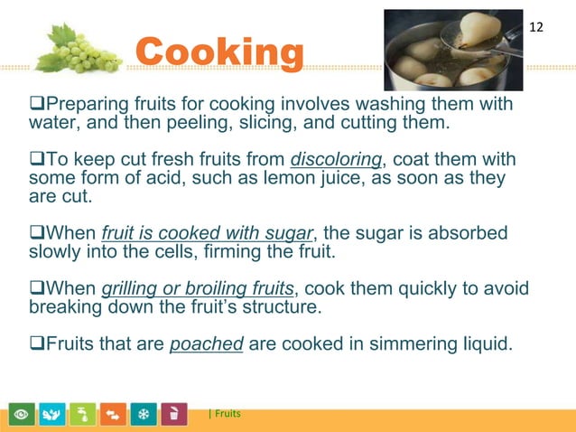 Proper handling of fruit and vegetables | PPTX