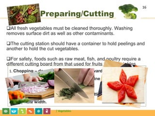 Proper handling of fruit and vegetables | PPTX