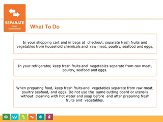Proper handling of fruit and vegetables | PPTX