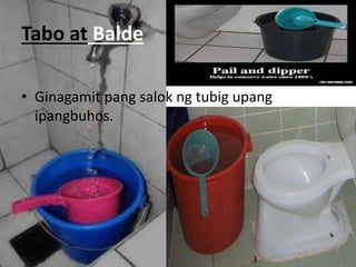 Proper handling of hygiene equipments (for school children) | PPTX