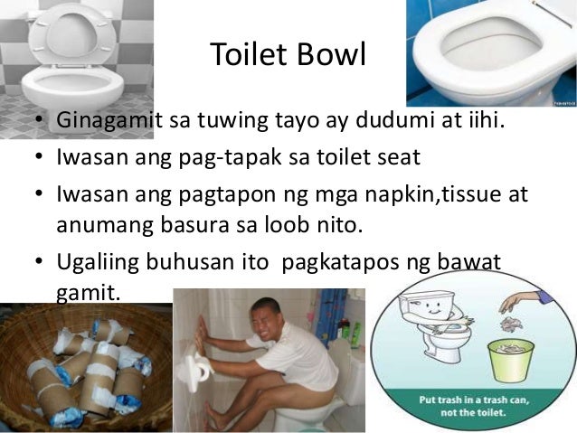 Proper handling of hygiene equipments