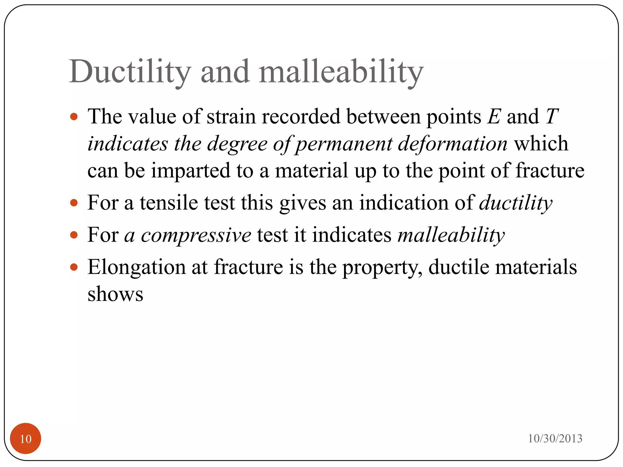Stress & Strain Properies of dental materials | PPTX