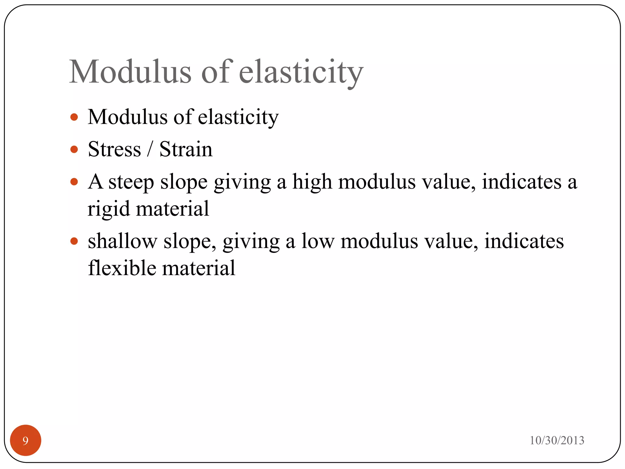 Stress & Strain Properies of dental materials | PPTX