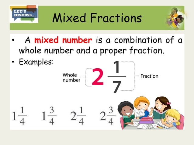 Proper; Improper & Mixed Number Fractions | PDF | Food & Drink
