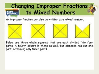 Proper; Improper & Mixed Number Fractions | PDF