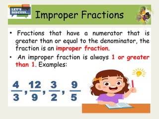 Improper Fraction Examples