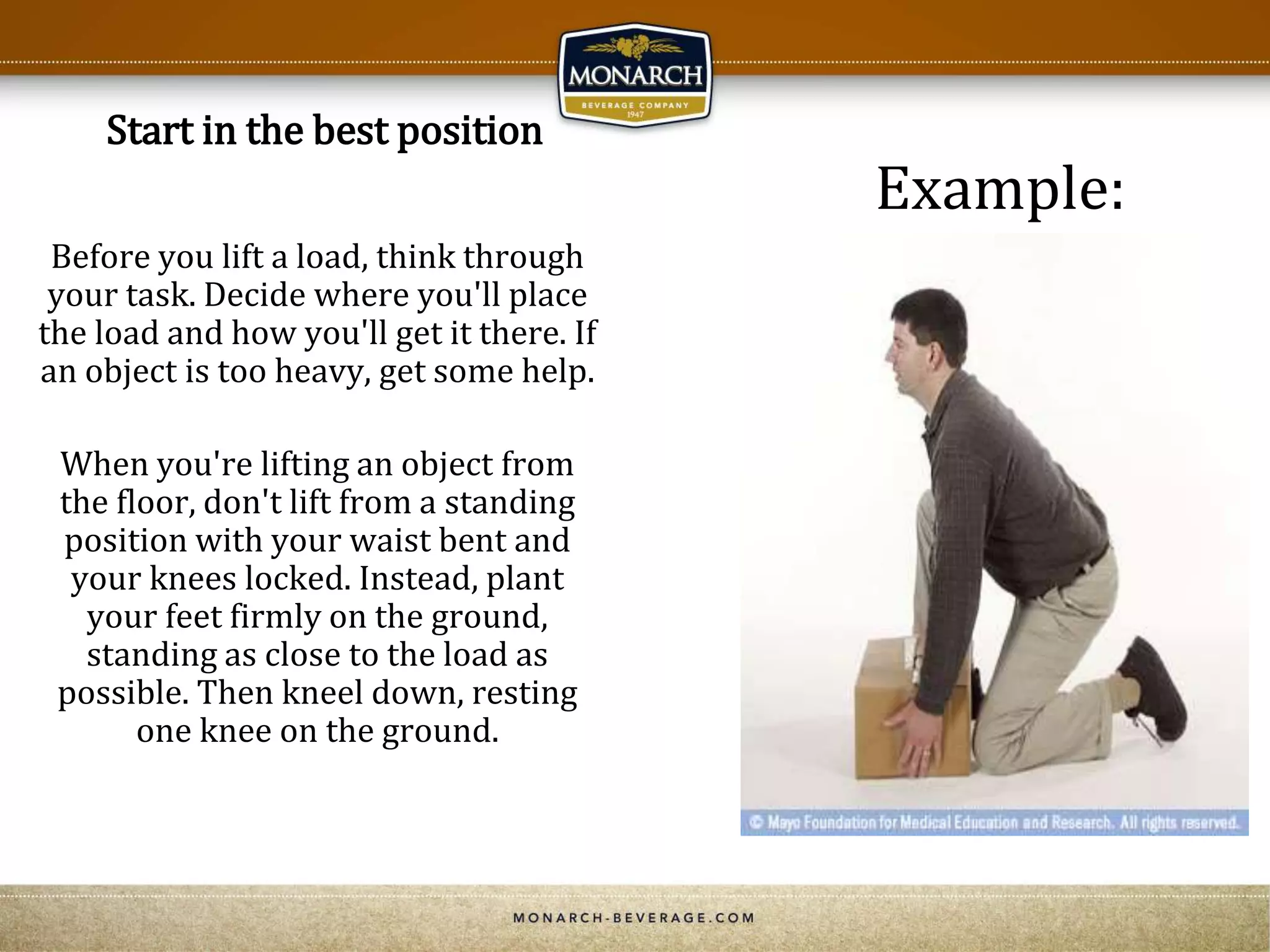 Proper Lifting Technique | PPTX