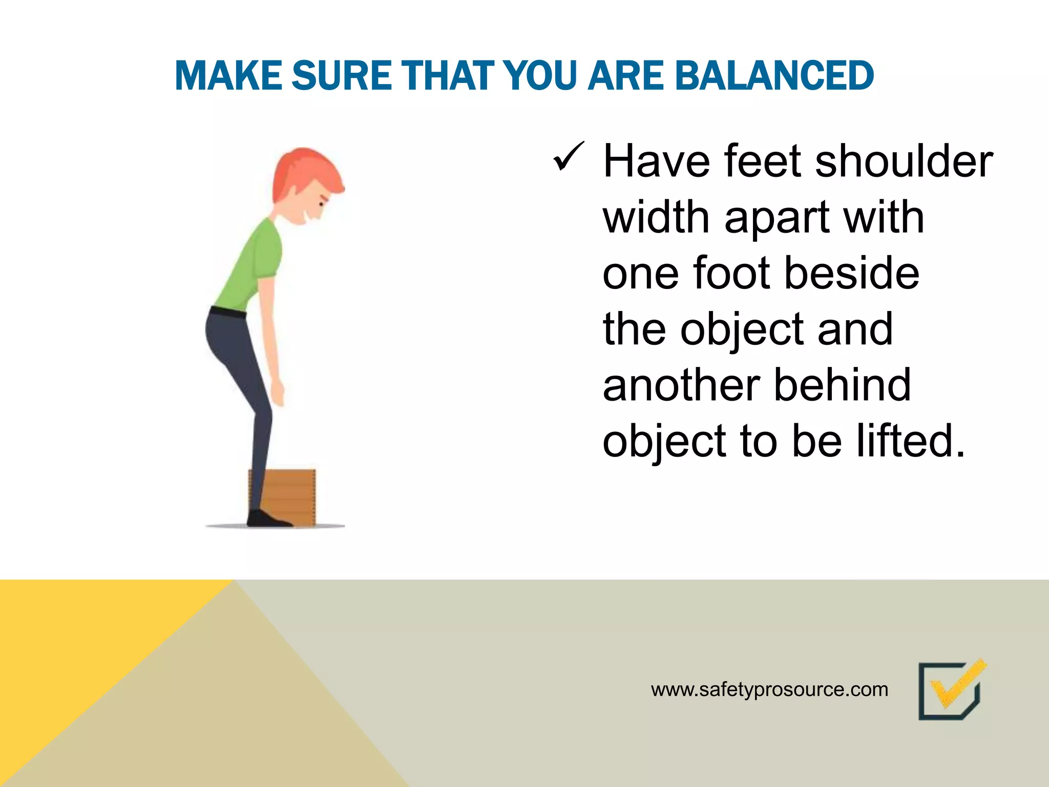 Proper Lifting Techniques | PPTX