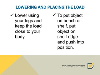 Proper Lifting Techniques | PPTX