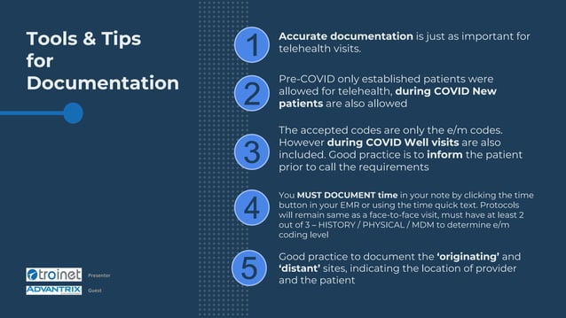 Properly Billing Telehealth Telemedicine | PPT