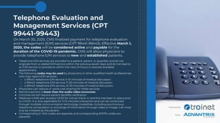 Properly Billing Telehealth Telemedicine | PPT | Free Download