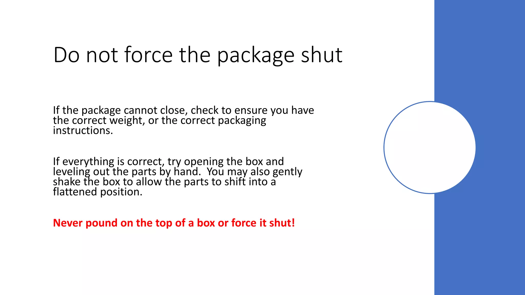 Properly packaging product | PPT Properly packaging product | PPT