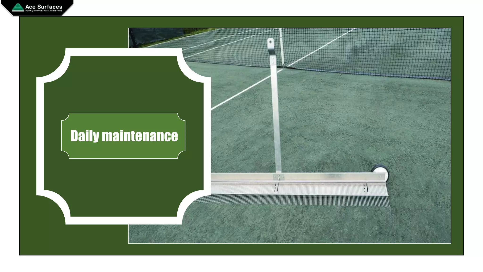 Proper Maintenance Tips to Safeguard a Clay Tennis Court | PPT