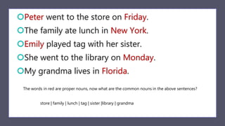 Proper noun & common noun | PPTX