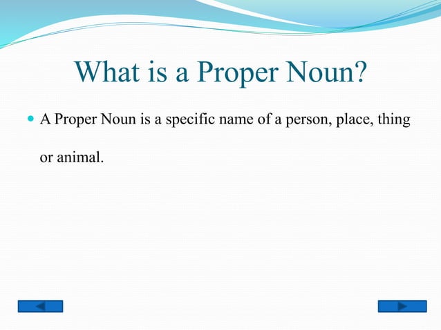 Proper Nouns and Common Nouns | PPTX