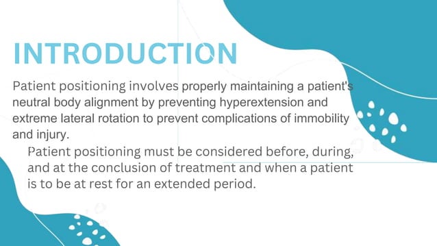 Introduction to Physical Therapy: Proper Patient Positioning.pptx ...