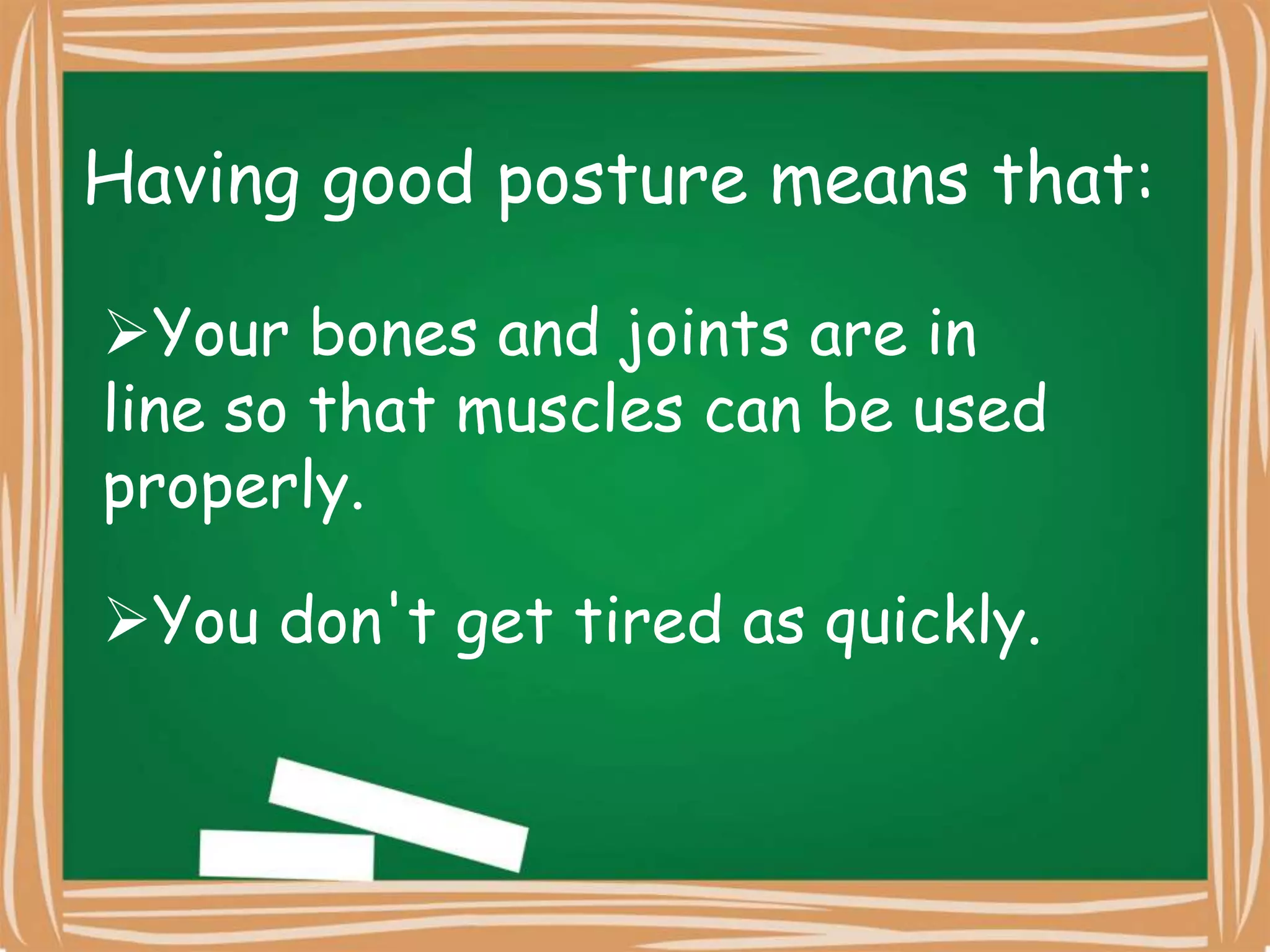 proper posture- | PPTX