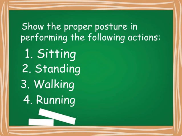 proper posture- | PPTX
