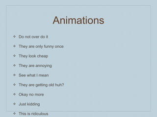 Proper power points and example | PPT