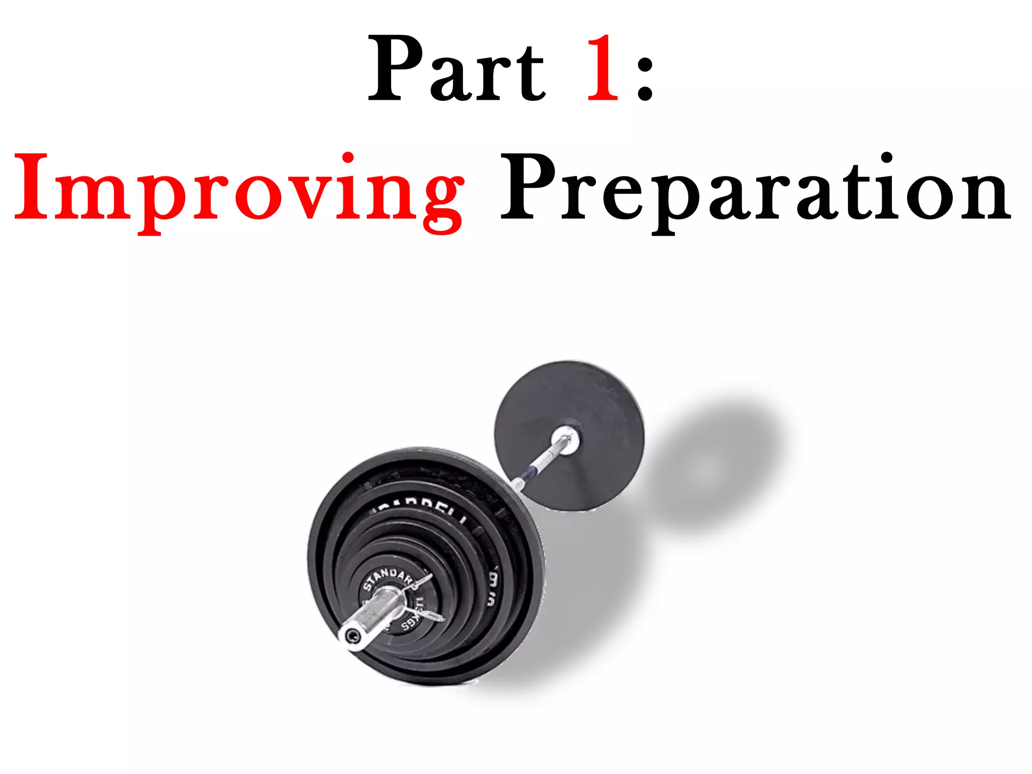 Proper Preparation Training | PPT
