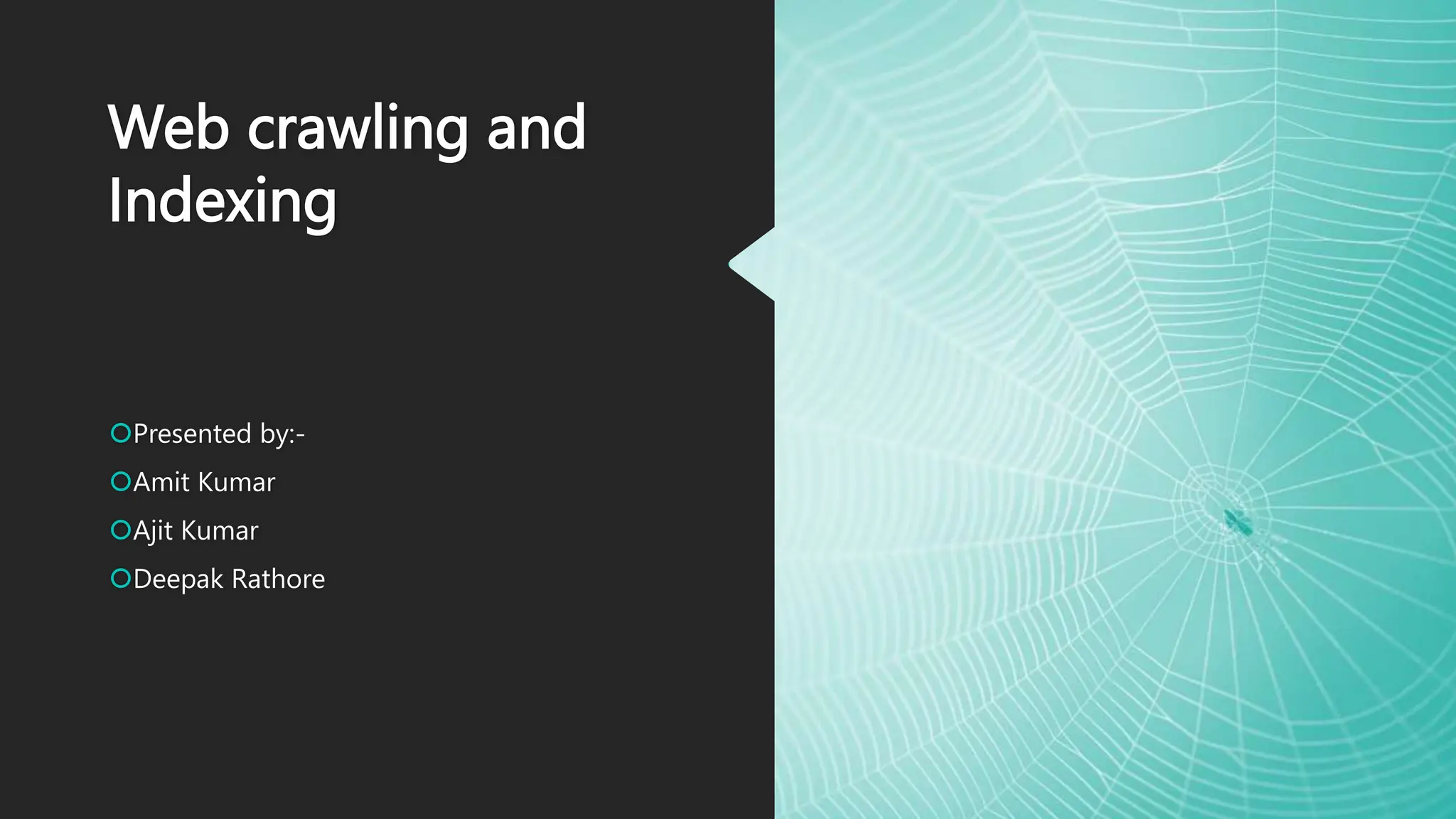 Web Crawling and Indexing in Information Retrieval.pptx