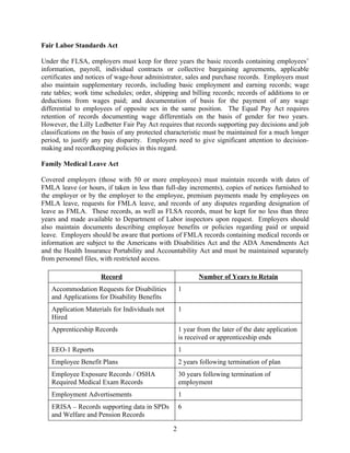 Proper Recordkeeping | DOC