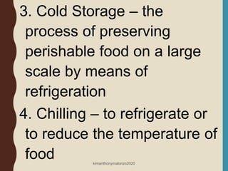 Proper storage of sandwiches | PPTX
