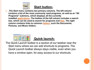 Properties of windows | PPT