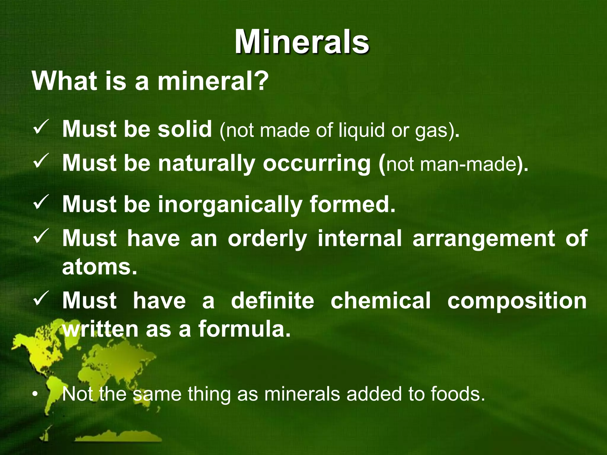 Properties minerals and rocks | PDF