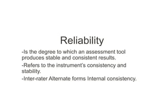 Properties of-assessment-methods | PPTX