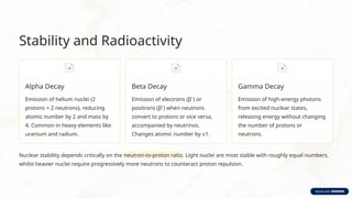 Properties of the Atomic Nucleus Basics | PPTX